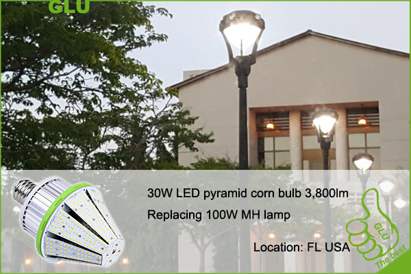 acorn post top retrofit LED lamp,HID retrofit LED lamps,garage canopy ...